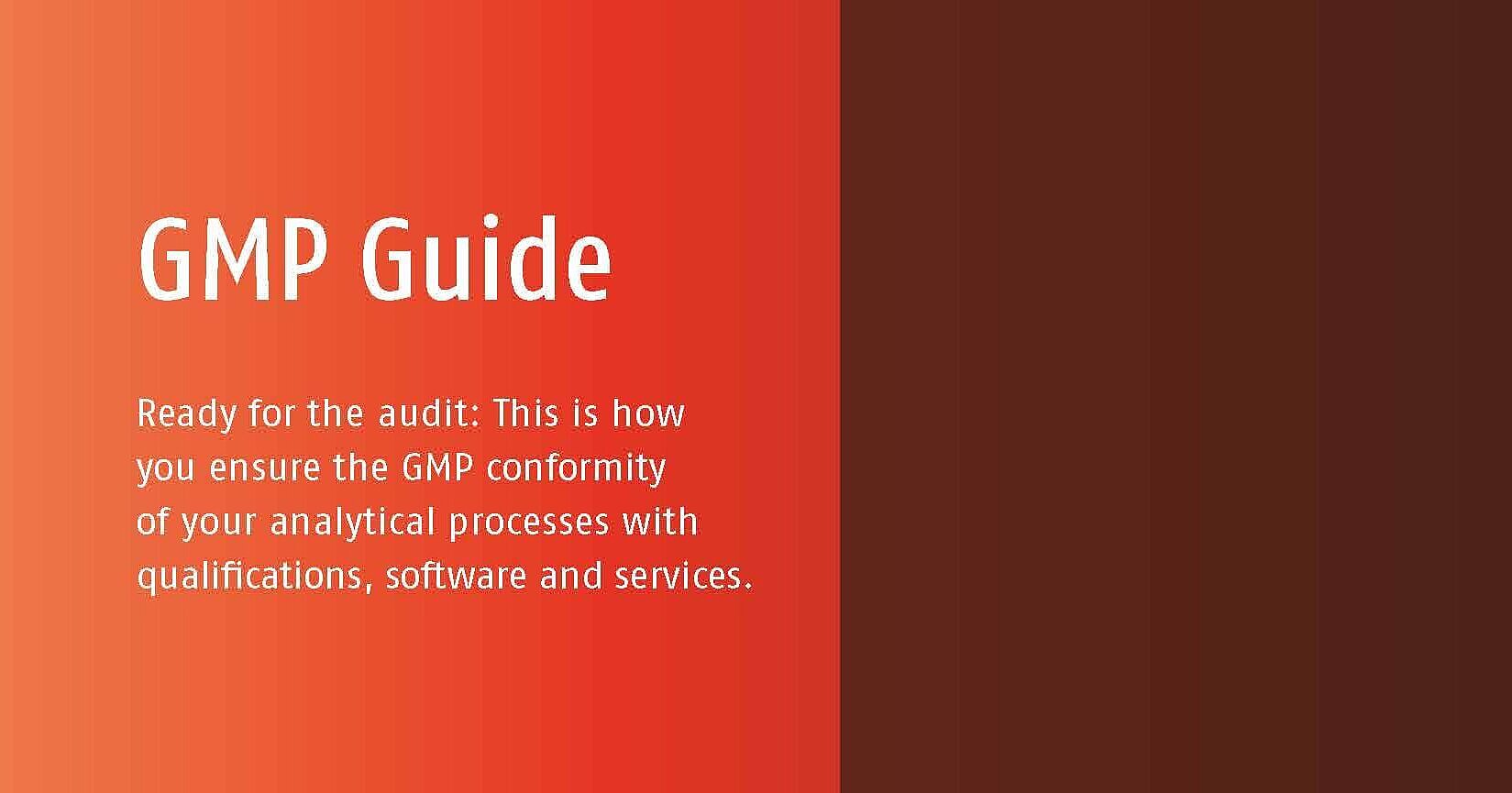 GMP Guide: Ready for the audit - Elementar